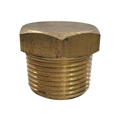 Brass Hex Head Taper Plug - TWL NZ