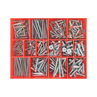 Champion Machine Screws Assortment Metric 345pc - TWL NZ