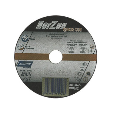 Norton Aluminium Cut Off Disc 125x1.6x22 - TWL NZ