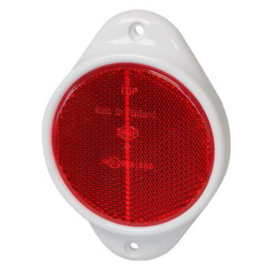 Hella Retro Reflector Red 83mm Surface Mount - TWL NZ