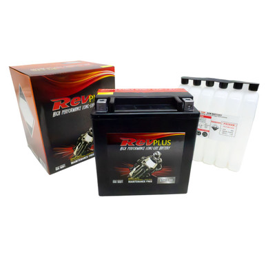 Rev Plus Motorcycle Battery 230CCA 12V (Assy D) &AP - TWL NZ