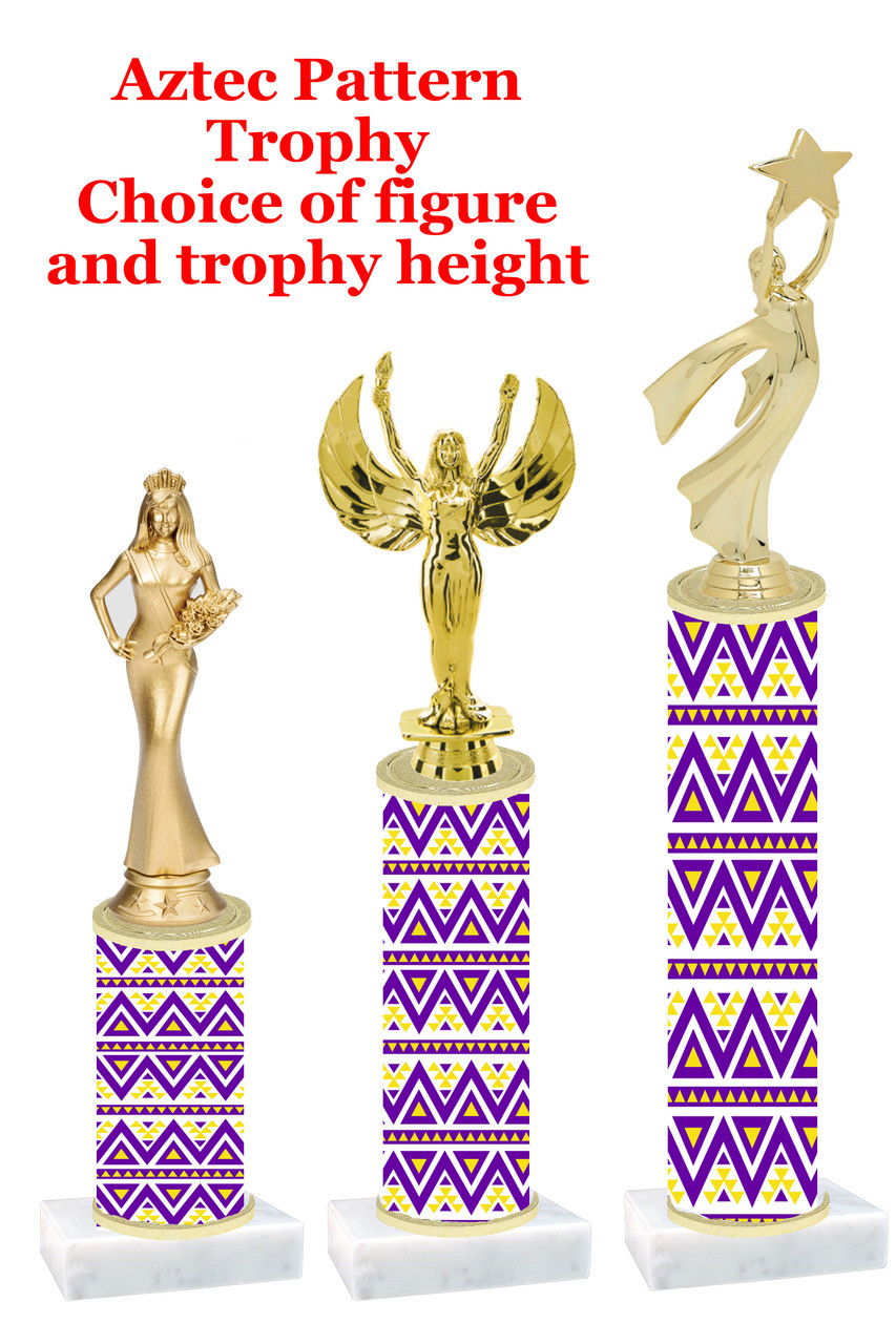 Aztec pattern Trophy