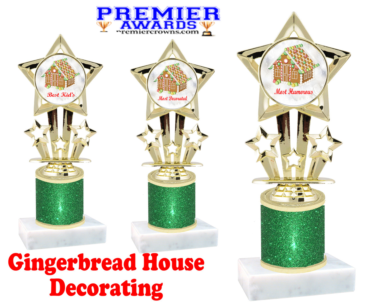 Gingerbread house trophy