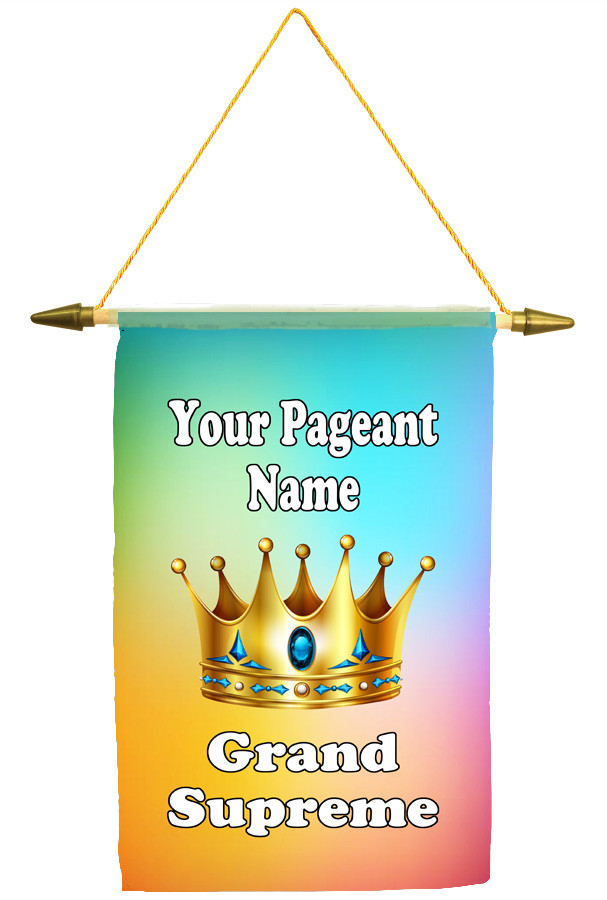 Pageant Awards-Sashes-Scepters - Wall Banners - Premier Crowns and Awards
