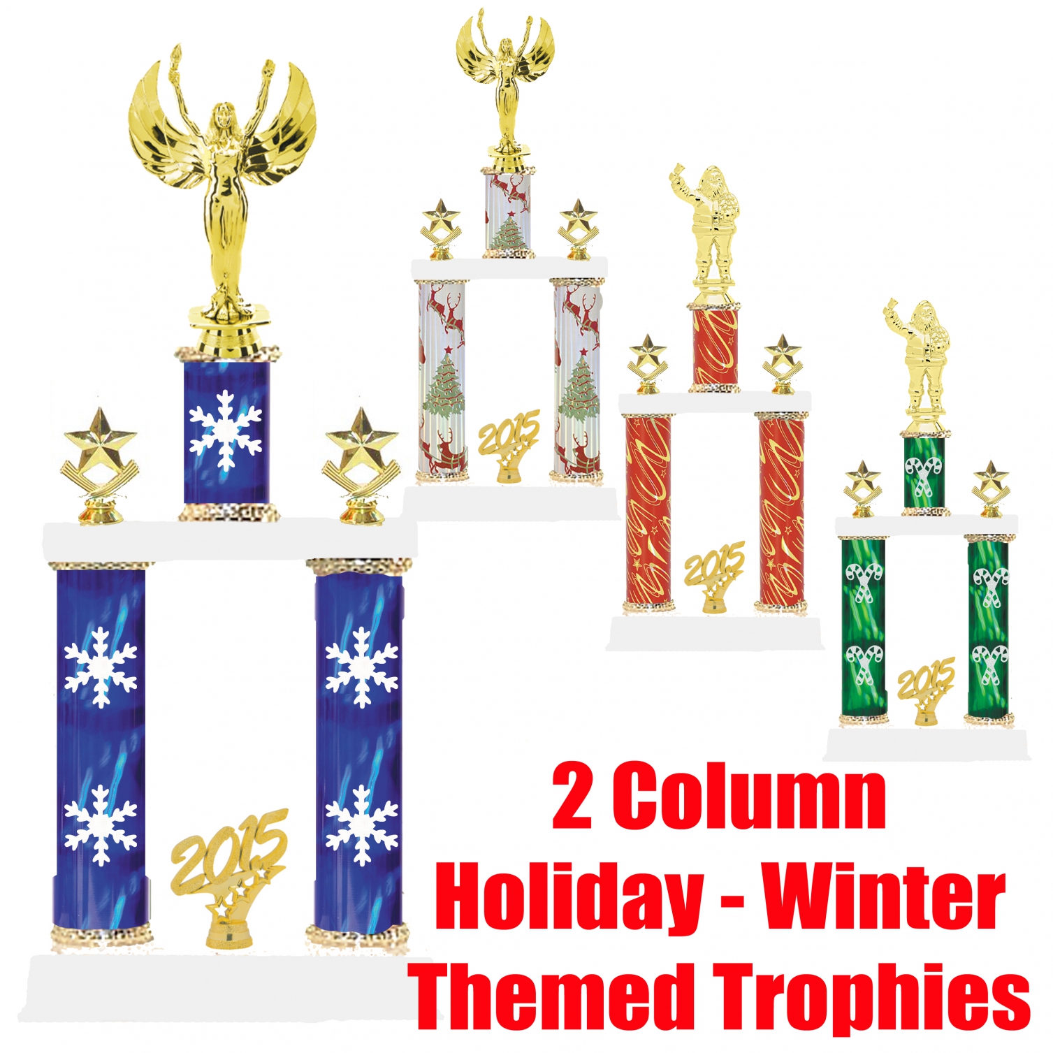 Trophy Plates - Themed & Holiday Trophies/Awards - 2015 Christmas ...