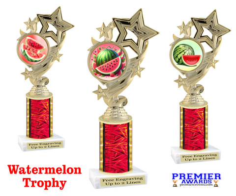 Watermelon pattern Trophy