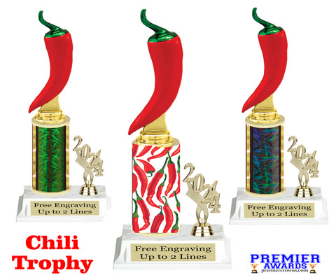 Chili pepper pattern Trophy
