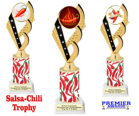 Chili pepper pattern Trophy
