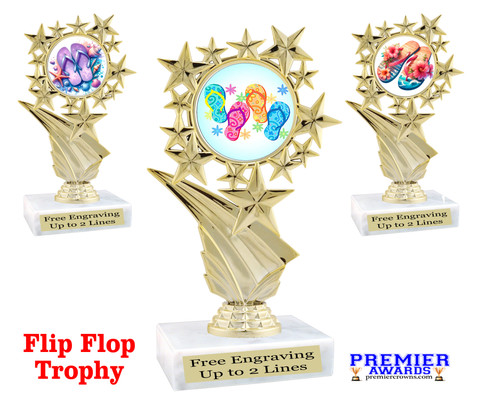 Flip Flop theme trophy