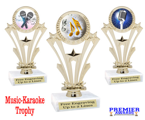 Karaoke - Music trophy