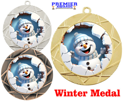 Winter - Holiday theme medal