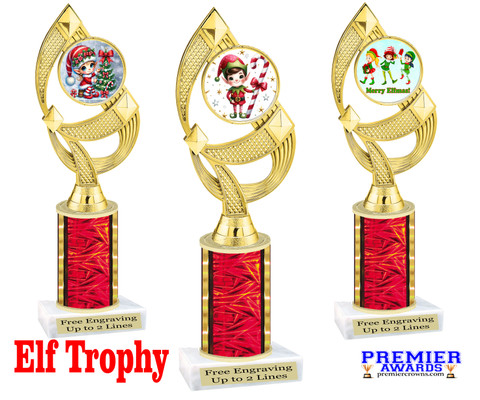 Holiday themed trophy
