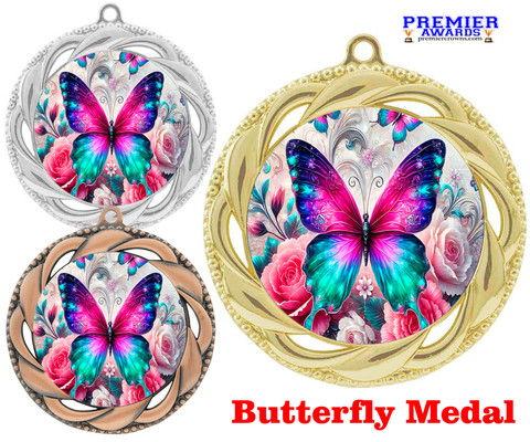 Butterfly medal