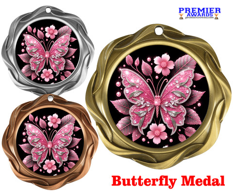 Butterfly medal