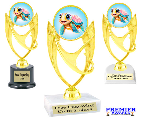 Butterfly theme trophy