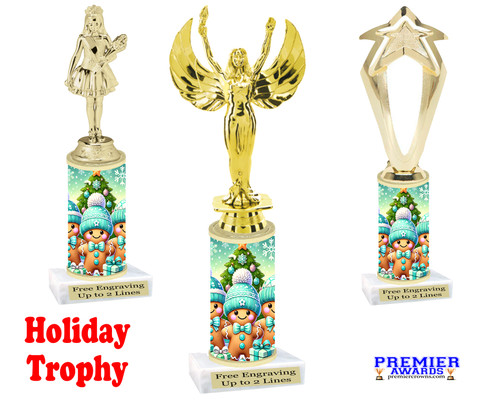 Holiday themed trophy