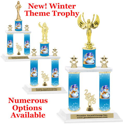 Winter theme trophy