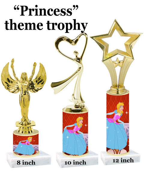 Princess theme trophy