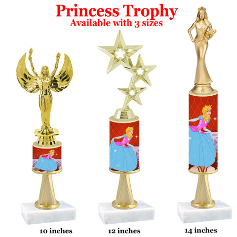 Princess theme trophy