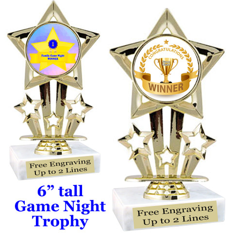 game night trophy