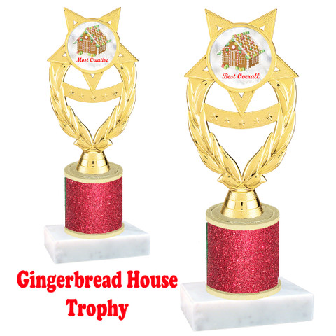 Gingerbread house trophy