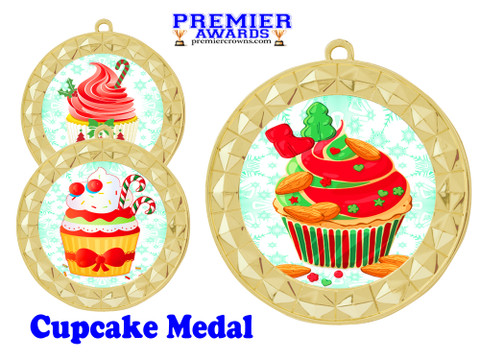 Christmas Cupcake Medal