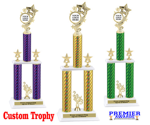 Pageant 2-column trophy
