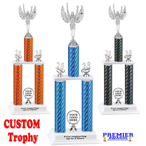 Pageant 2-column trophy