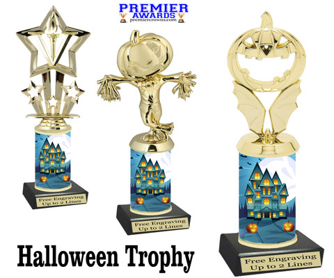 Halloween theme trophy