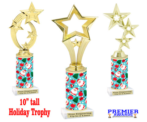 Holiday themed trophy