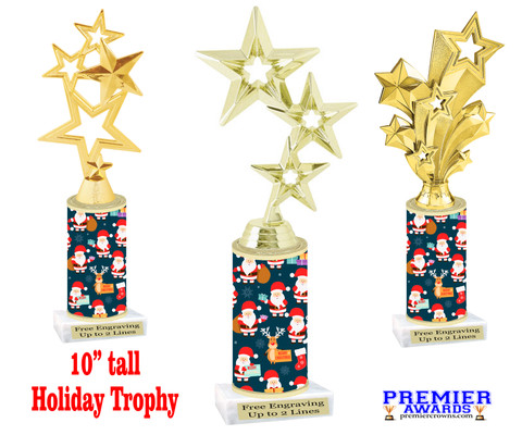 Holiday themed trophy