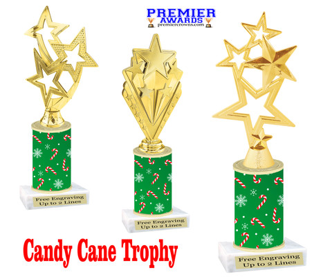 Holiday themed trophy