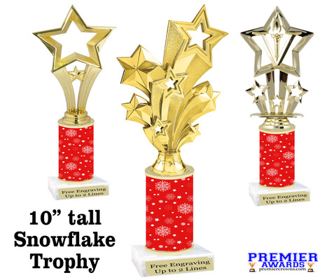 Holiday themed trophy