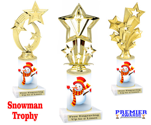 Holiday themed trophy
