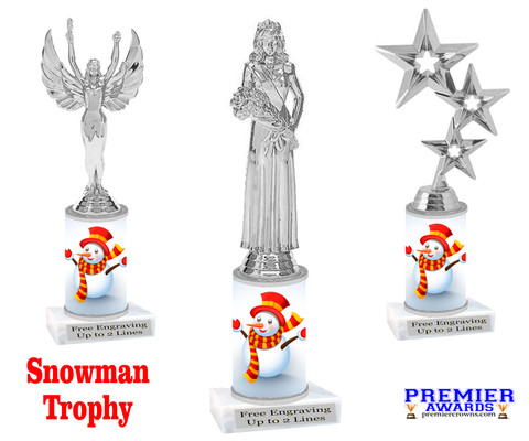 Holiday themed trophy