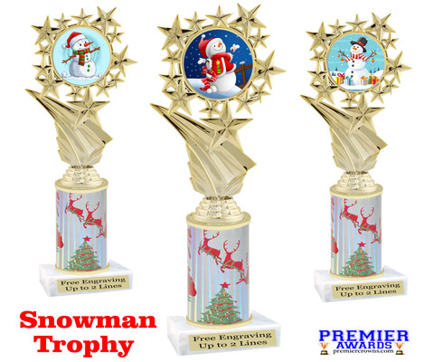 Holiday themed trophy