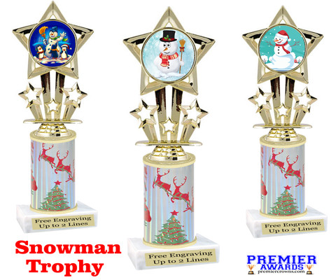 Holiday themed trophy