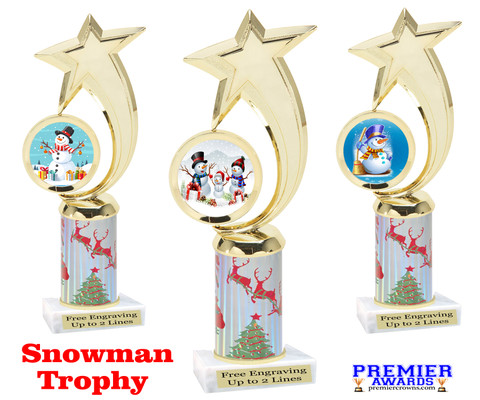 Holiday themed trophy