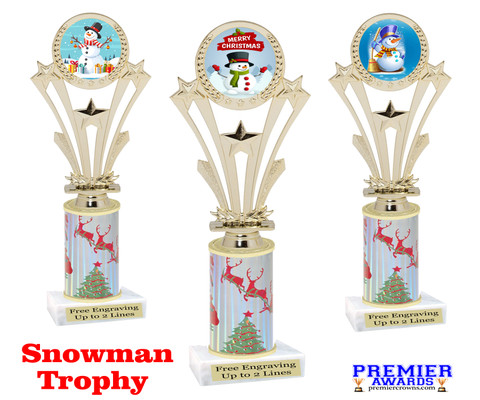 Holiday themed trophy