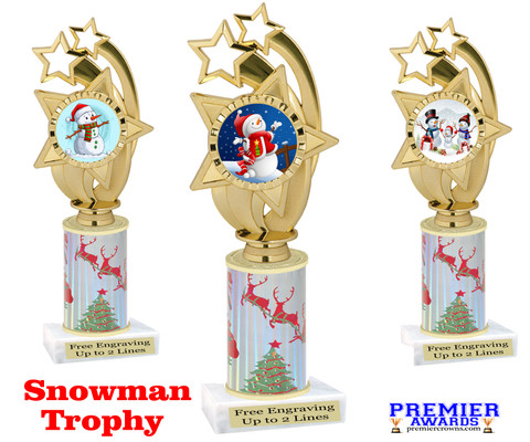 Holiday themed trophy