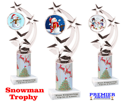 Holiday themed trophy