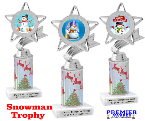 Holiday themed trophy