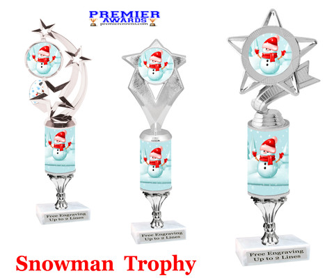 Holiday themed trophy