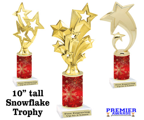 Holiday themed trophy