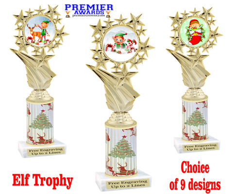 Holiday themed trophy