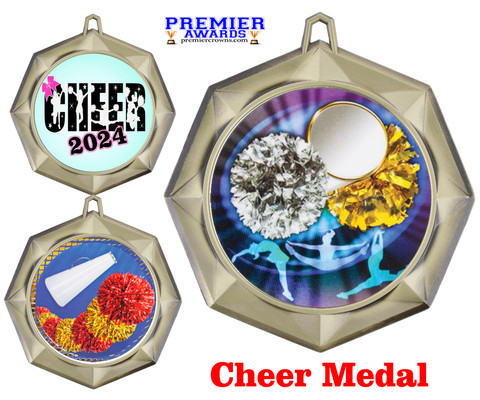Crown themed medal