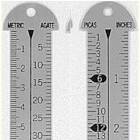 Gaebel Stainless Steel Printers’ Rulers & Line Gauges | Star Graphic ...