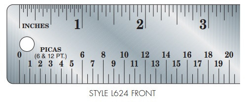Gaebel Rulers and Printers Line Gauges - Star Graphic Supplies
