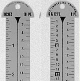 Gaebel Stainless Steel Printers’ Rulers & Line Gauges | Star Graphic ...