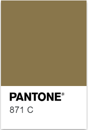 KMI Royal Series Metallic Offset Ink - Pantone 871 Gold